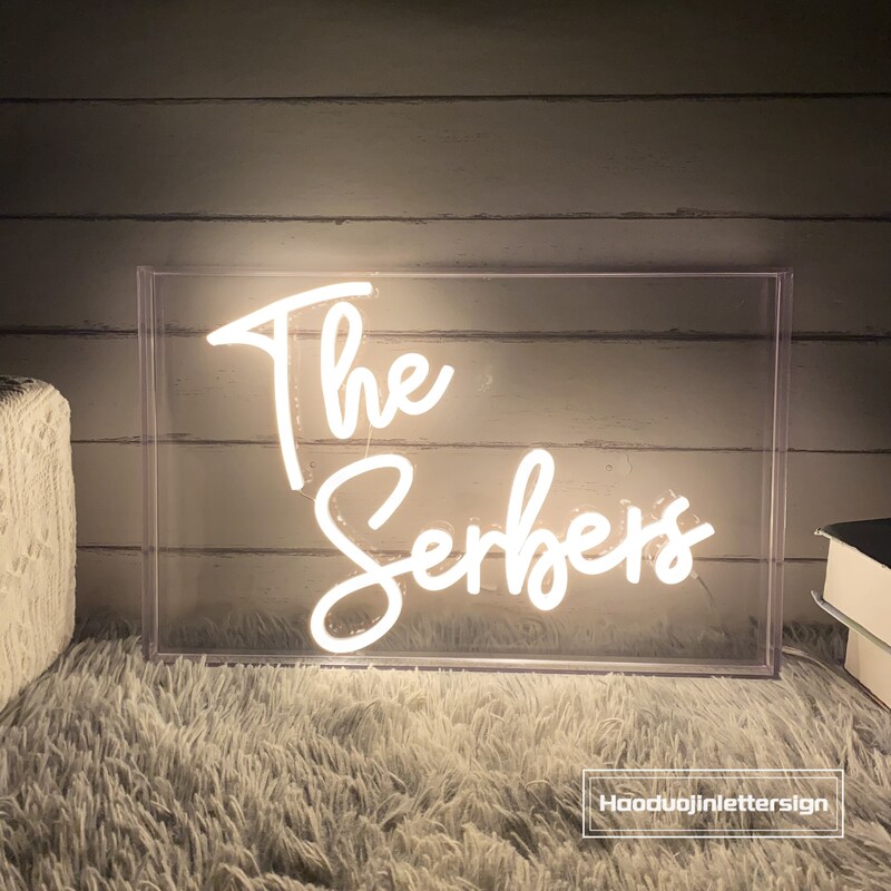 Neon Acrylic Frame - Etsy