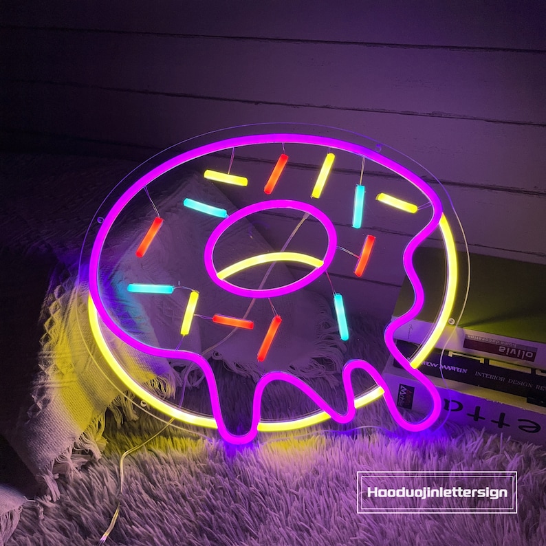 Sweet Donuts LED Neon Sign Custom Food Bakery Night Light Home - Etsy