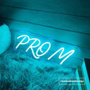 Prom LED Neon Sign, Custom Congrats Grad Dance Neon Light, 2026 Prom ...