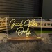 Good Vibes Only USB Power Personalized Name Night Light Custom Engraved ...