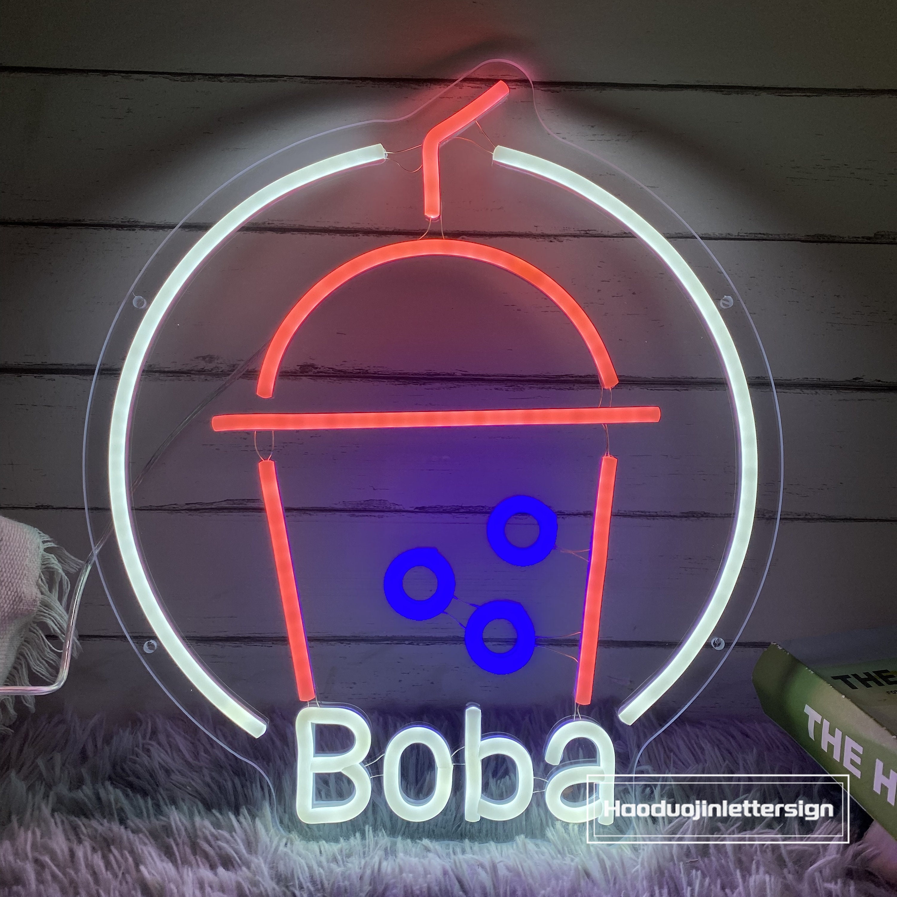 Custom Boba Tea LED Neon Sign: Coffee Shop Decor - Etsy UK