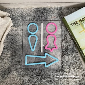 WC Restroom Neon Sign: Custom LED Bathroom Decor - Etsy