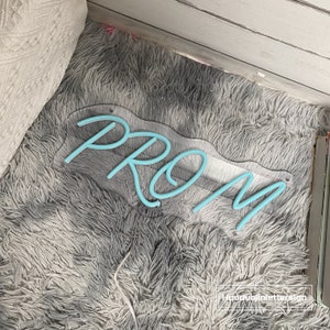 Prom LED Neon Sign, Custom Congrats Grad Dance 2025 Prom Party Decor ...