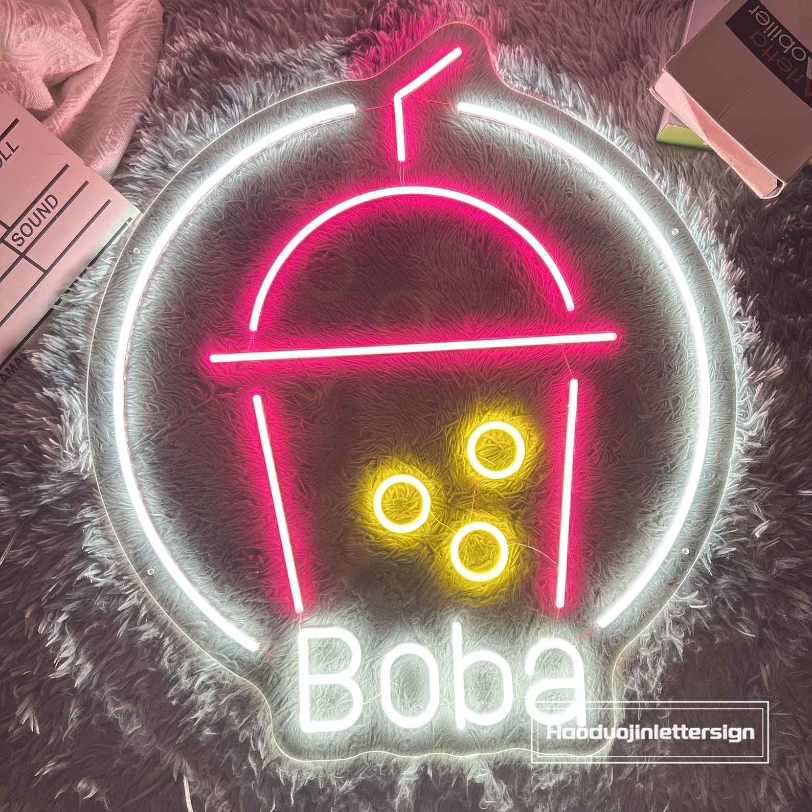 Custom Boba Tea LED Neon Sign: Coffee Shop Decor - Etsy UK