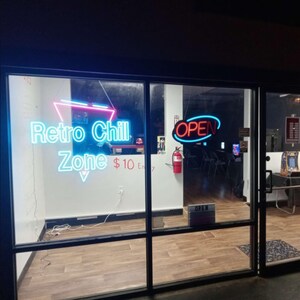 Arcade Night Custom LED Neon Sign Game Room Neon Light up Sign Retro ...