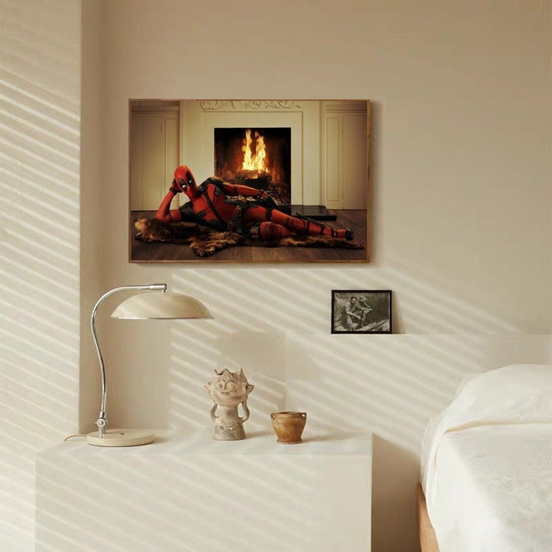 Deadpool Film Poster Classic Movie Bedroom Art Canvas Poster-unframe ...