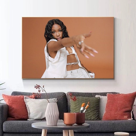 SZA Rapper Celebrity Music Star bedroom art Canvas | Etsy
