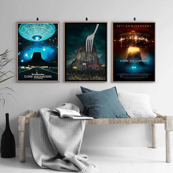 Close Encounters of the Third Kind Movie Poster - Etsy