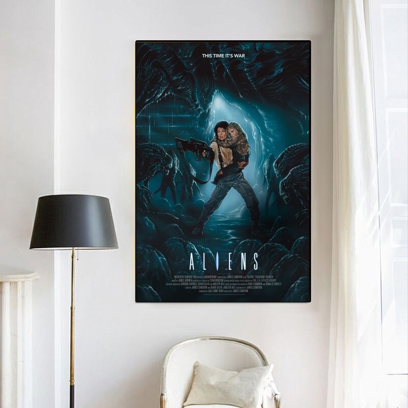 Alien Covenant Film Classic Movie Bedroom Art Canvas Poster-unframe ...