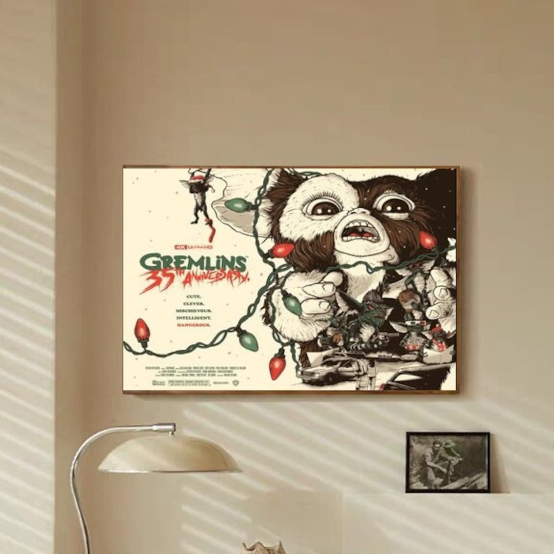 Gremlins Poster Classic Movie Bedroom Art Canvas Poster-unframe-8x12 ...