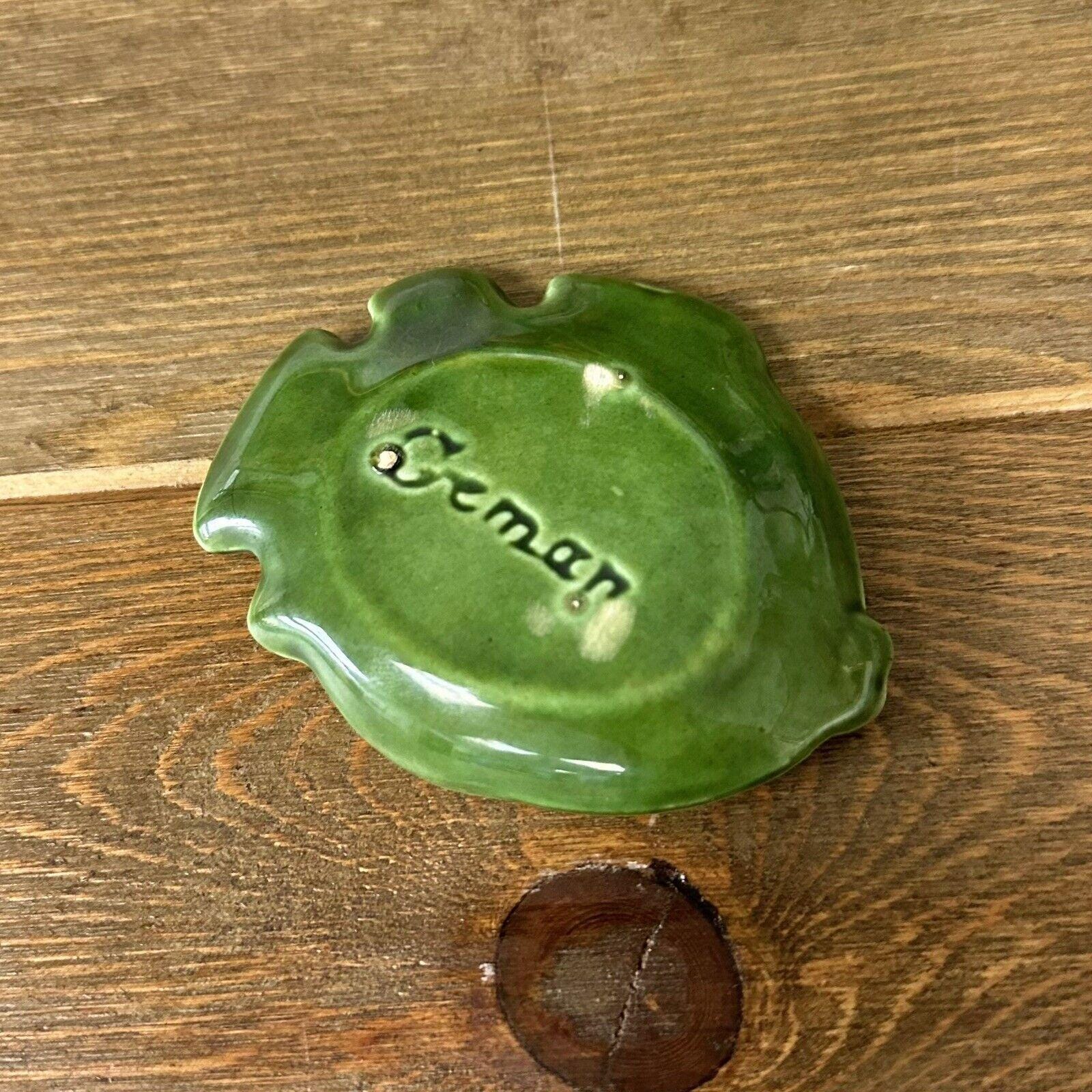 Rare Vintage Catalina Island Cemar Pottery Green Fish Ashtray 1940's - Etsy
