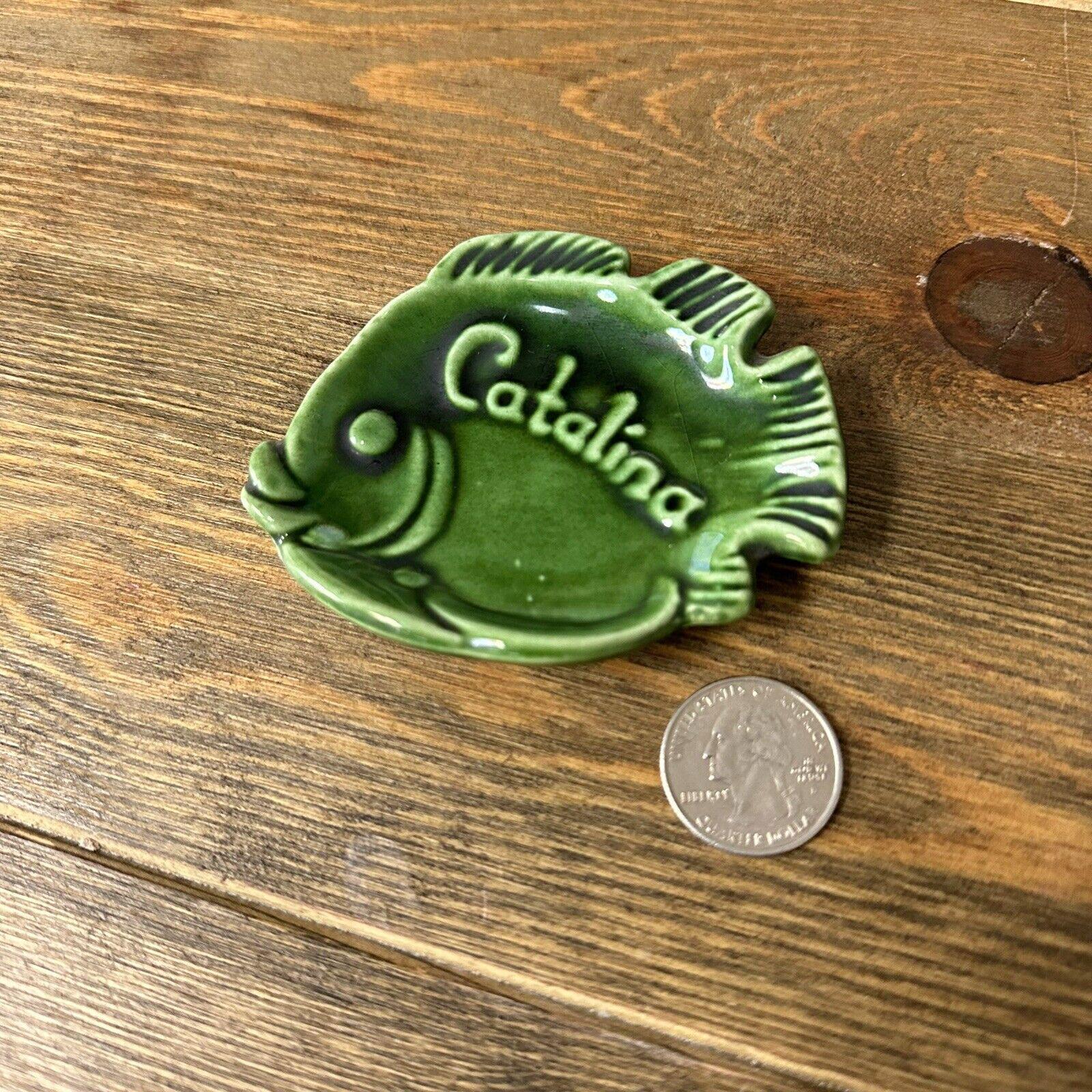 Rare Vintage Catalina Island Cemar Pottery Green Fish Ashtray 1940's - Etsy