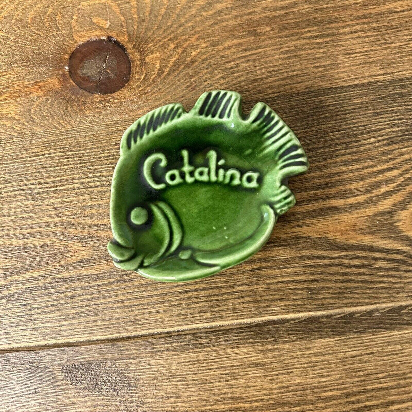 Rare Vintage Catalina Island Cemar Pottery Green Fish Ashtray 1940's - Etsy