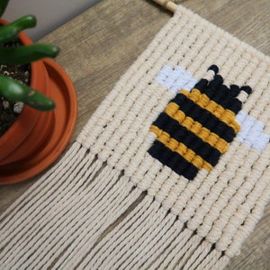 Macrame Wall Hanging / Woven Hanging / Bumblebee Bee / Gallery | Etsy ...