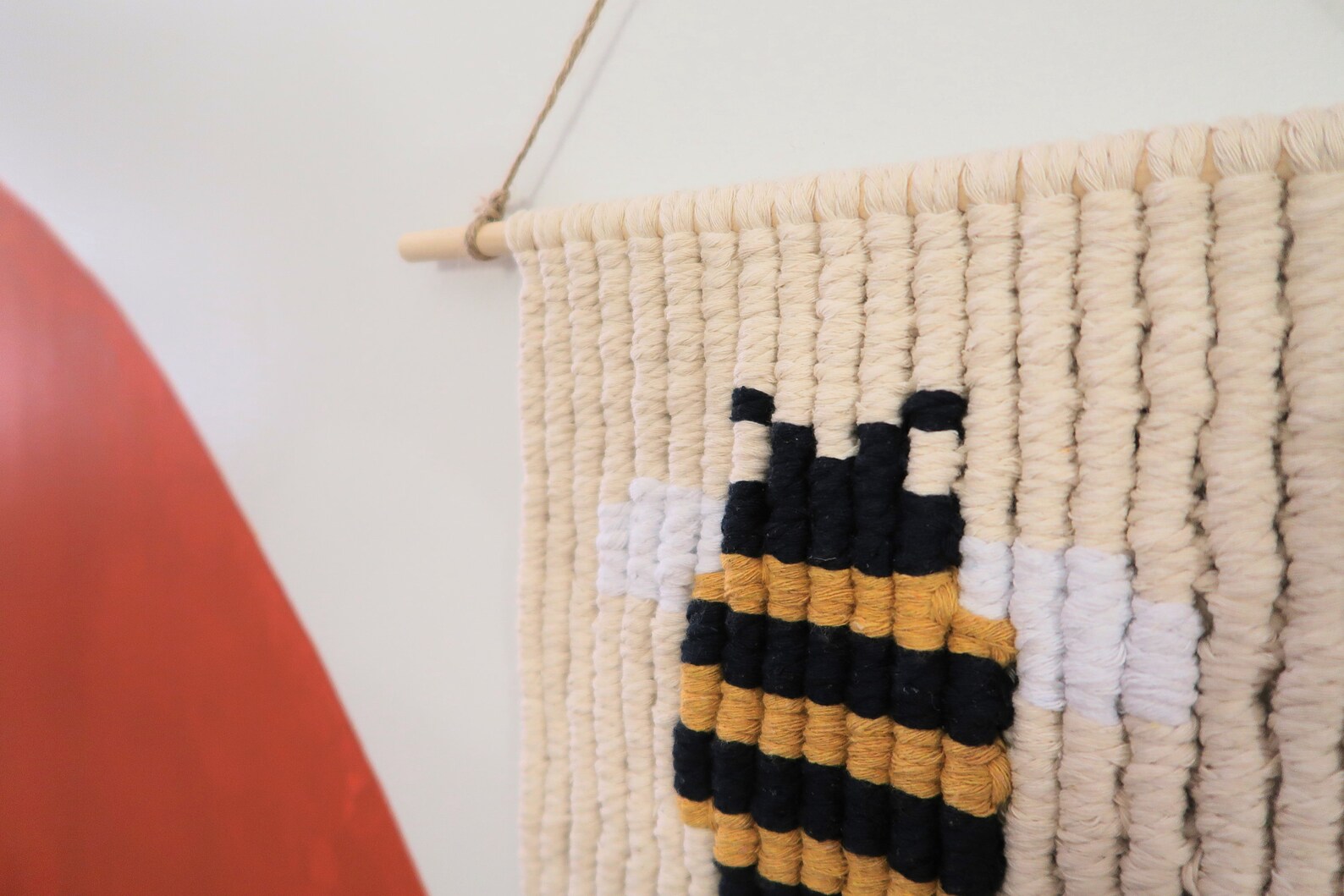 Macrame Wall Hanging / Woven Hanging / Bumblebee Bee / Gallery | Etsy ...