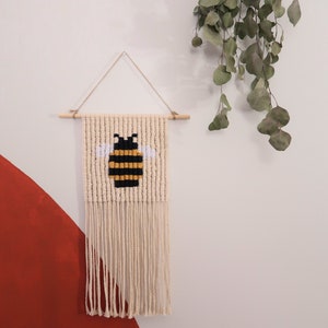 Macrame Wall Hanging / Woven Hanging / Bumblebee Bee / Gallery | Etsy ...