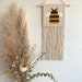 Macrame Wall Hanging / Woven Hanging / Bumblebee Bee / Gallery - Etsy