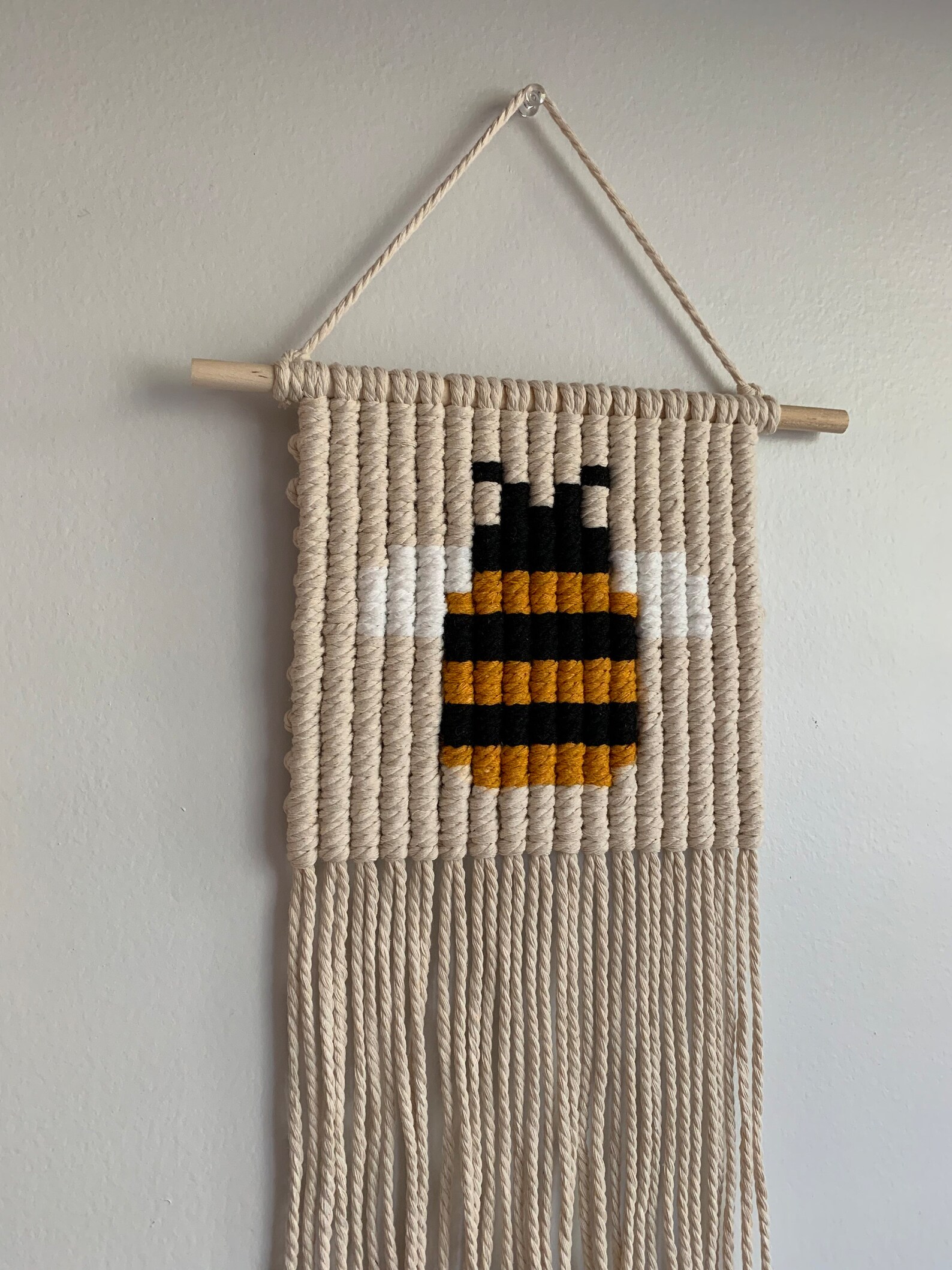 Macrame Wall Hanging / Woven Hanging / Bumblebee Bee / Gallery - Etsy ...