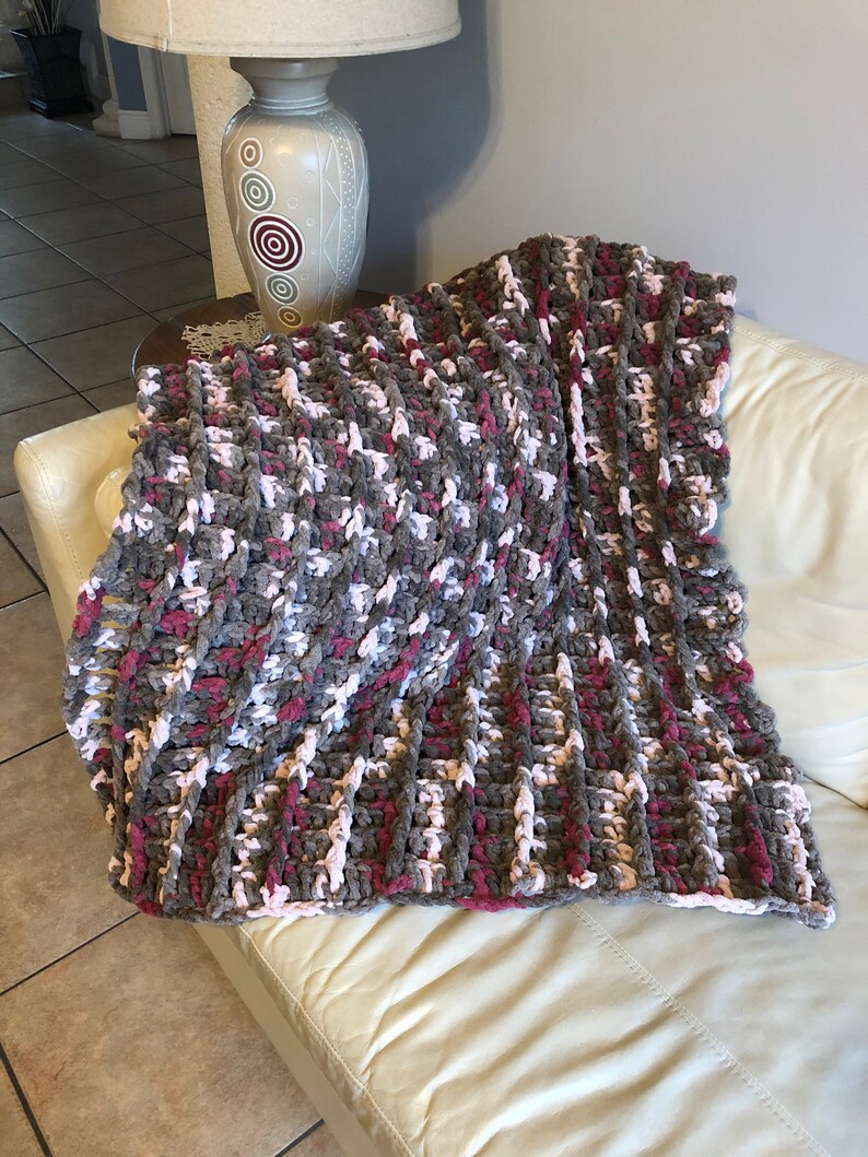 Crochet Lap Throw Blanket, Handmade - Etsy