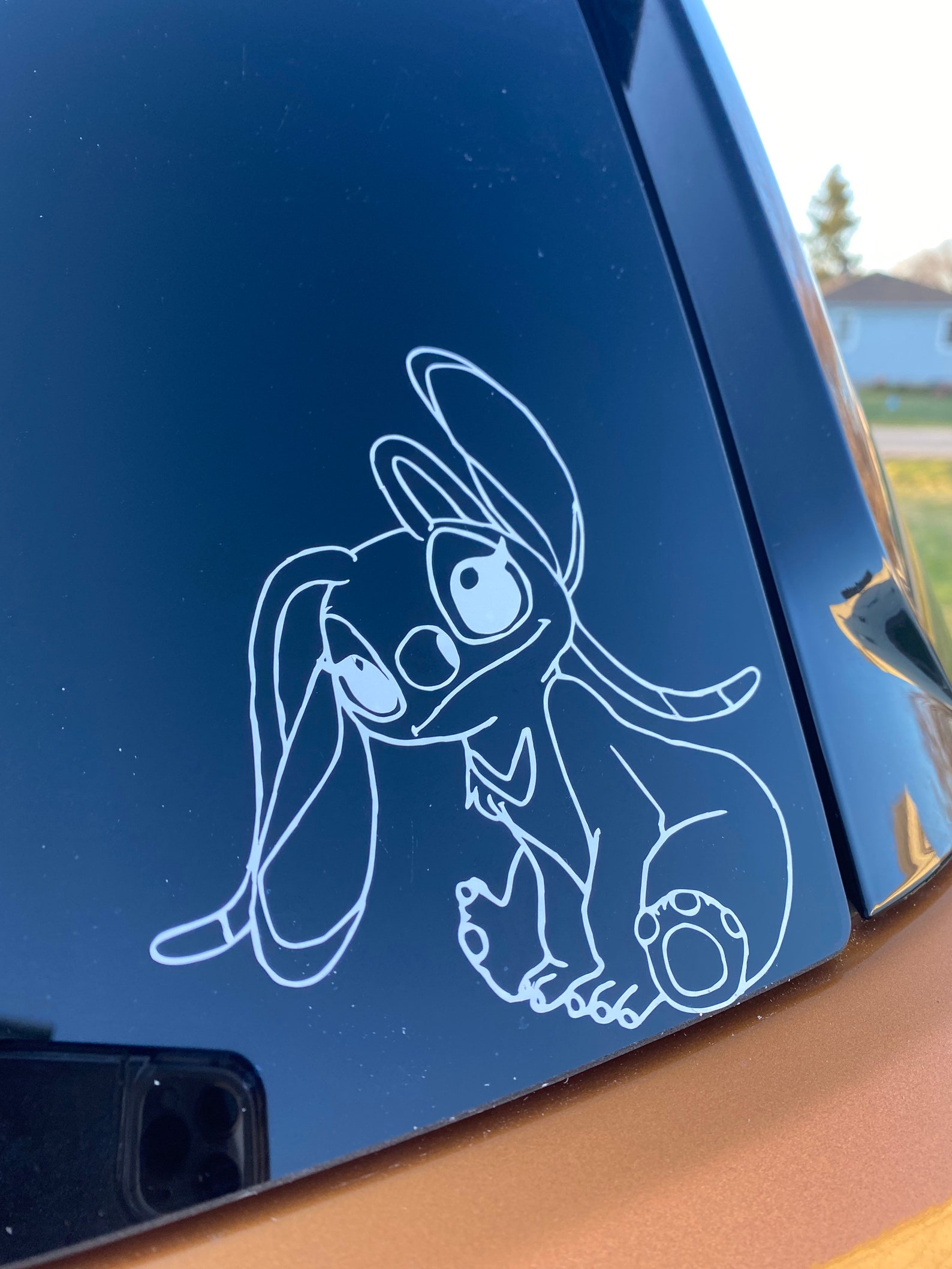 Stitch and Angel Car Window Decal/Sticker Choose your Own | Etsy