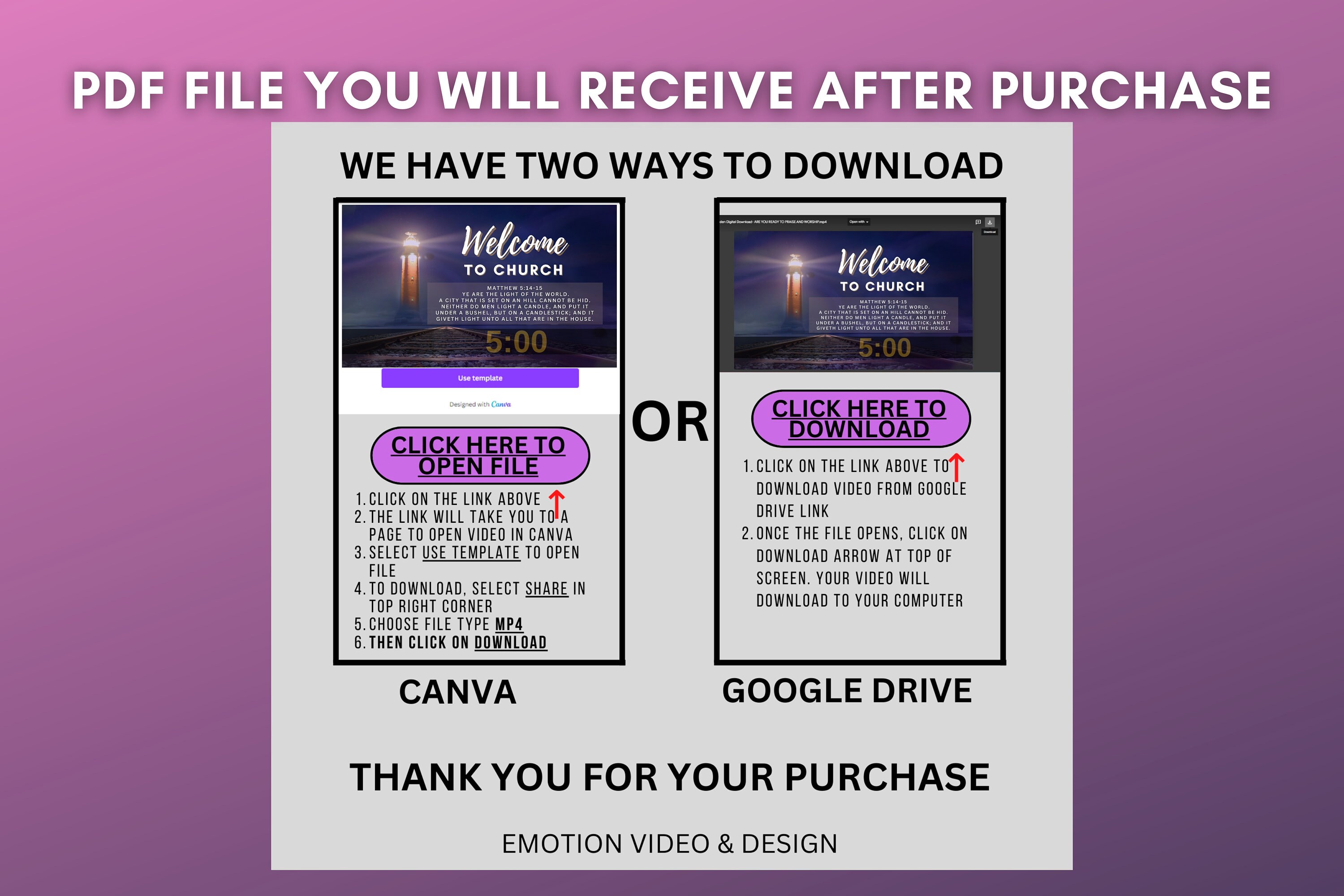 Church Lighthouse Worship Countdown Timer (digital Download) - Etsy