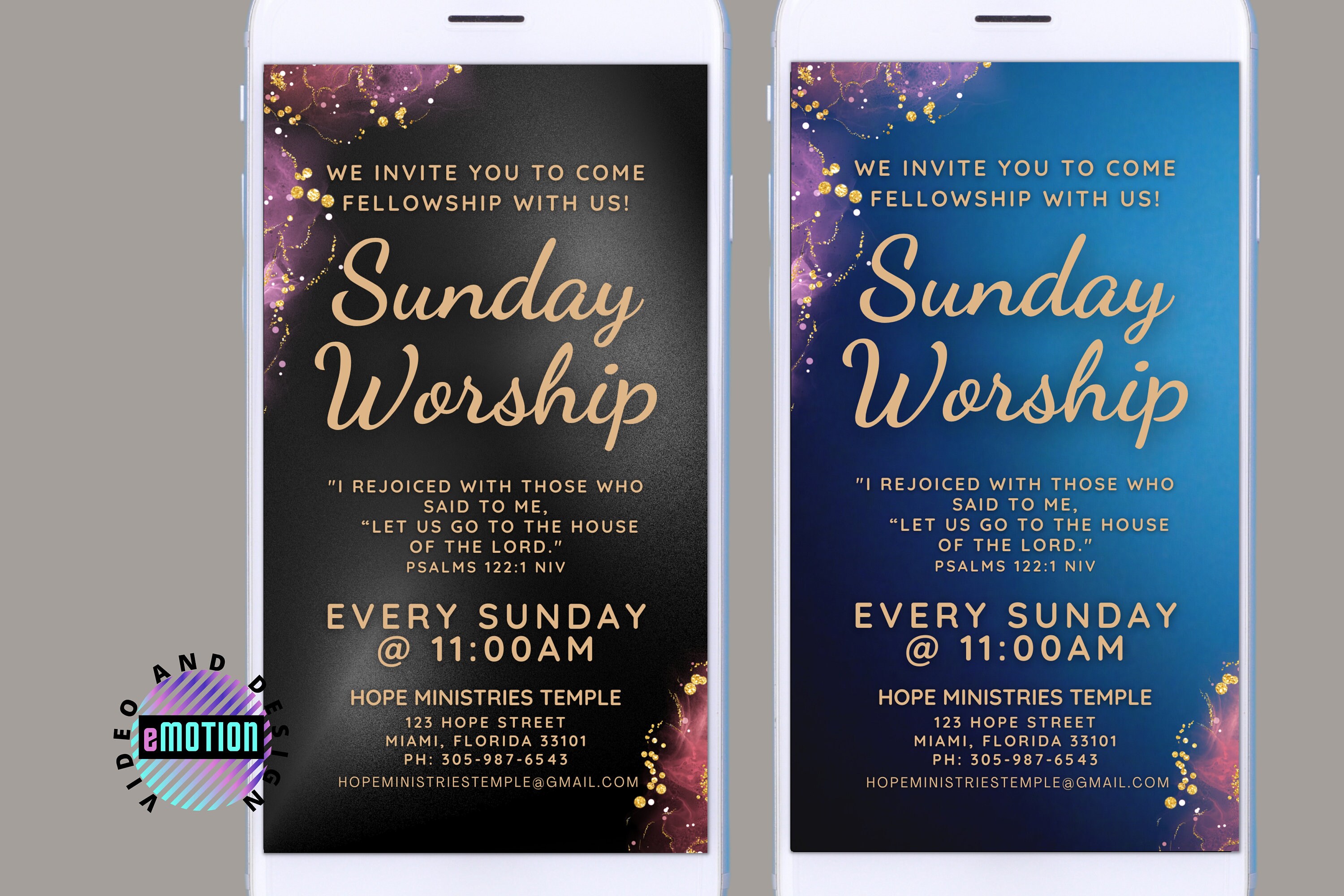 Church Invitation Flyer Template, Text Messaging and Social Media ...