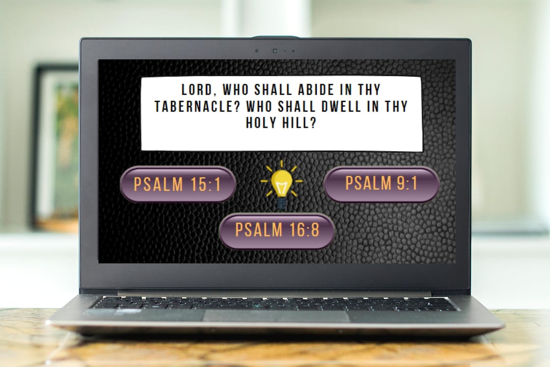 Worship Countdown Timer: Psalms Bible Trivia (digital Download) - Etsy