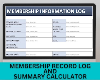 Church Membership Software - Etsy
