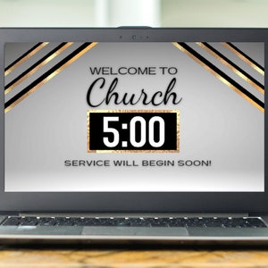 Customizable Countdown for Church, Online Timer for Livestreams ...