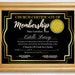 Editable Church Membership Certificate Template (canva) - Etsy