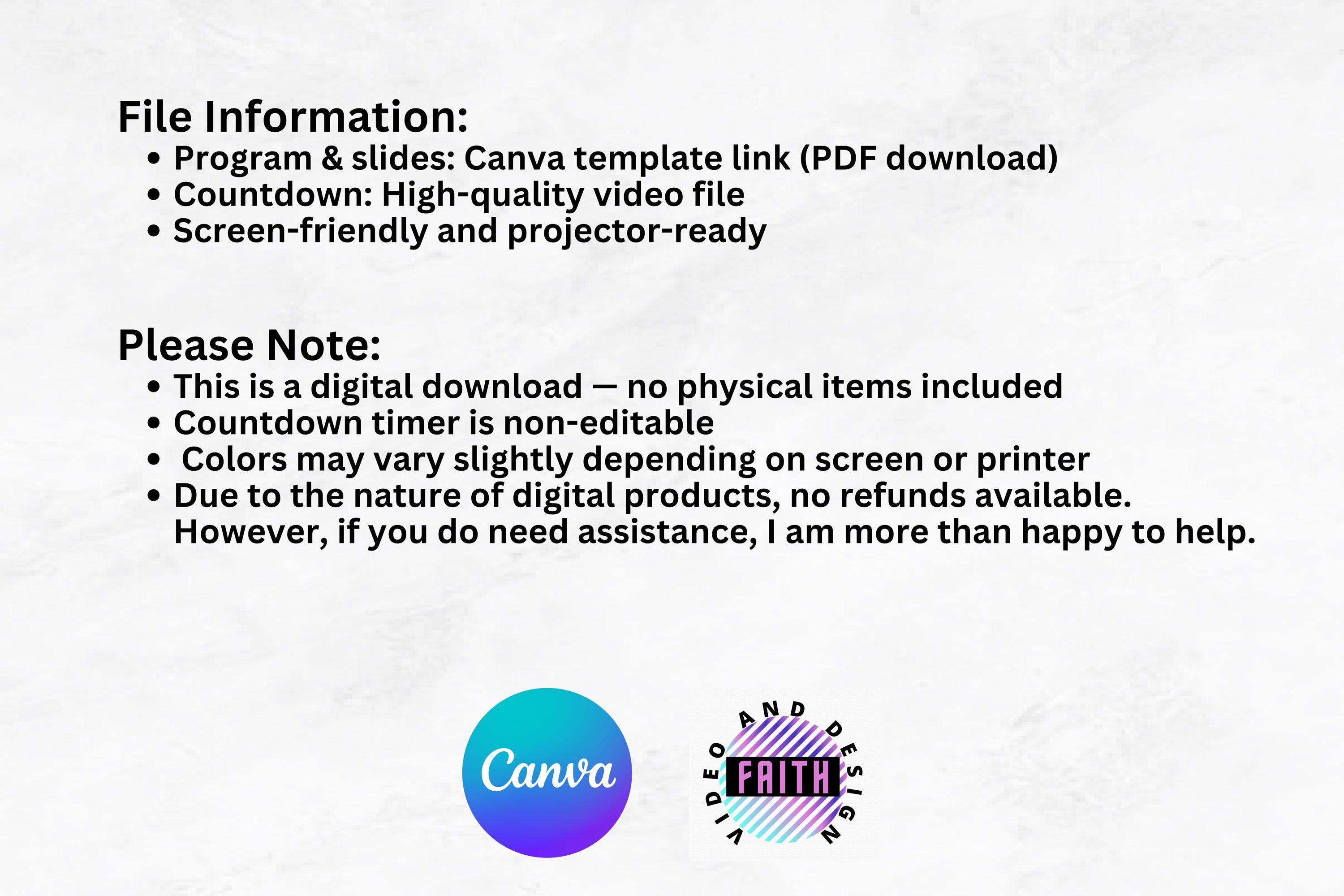 Sunday Service Starter Kit – Program, Welcome Slides & Countdown Video ...