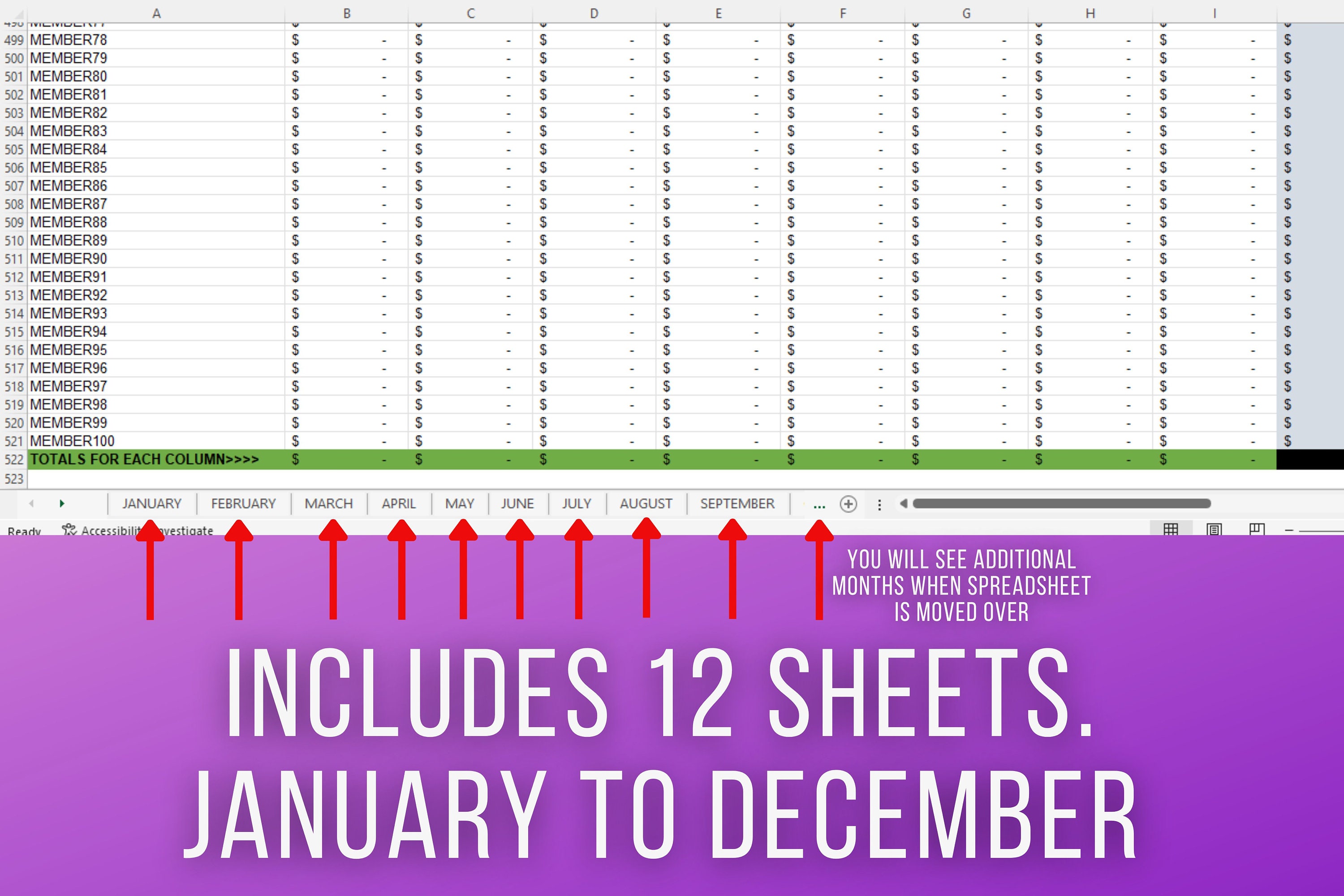 Church Offering Tracker: Weekly Contribution Excel Template (digital ...