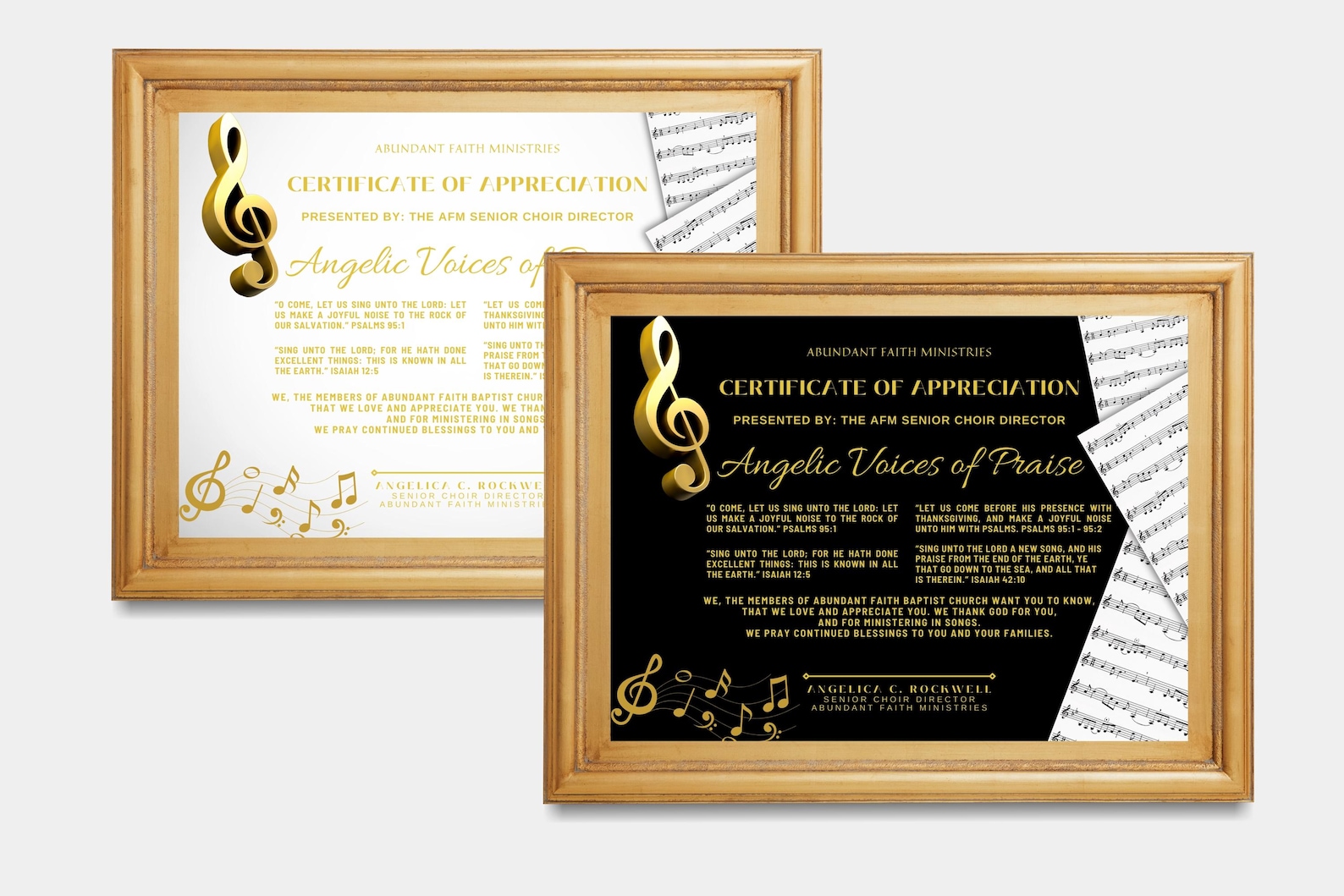 Editable Church Choir Certificate of Appreciation Template (canva) - Etsy