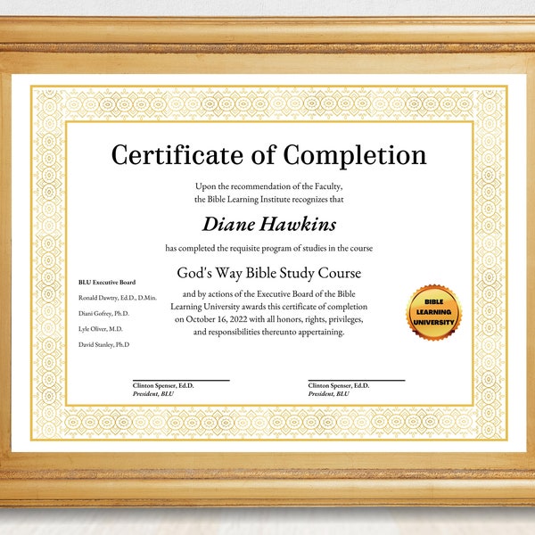 Graduation Certificate of Recognition Template - Etsy