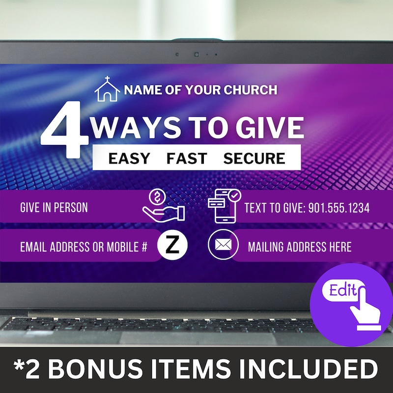 Church Giving Flyer - Etsy