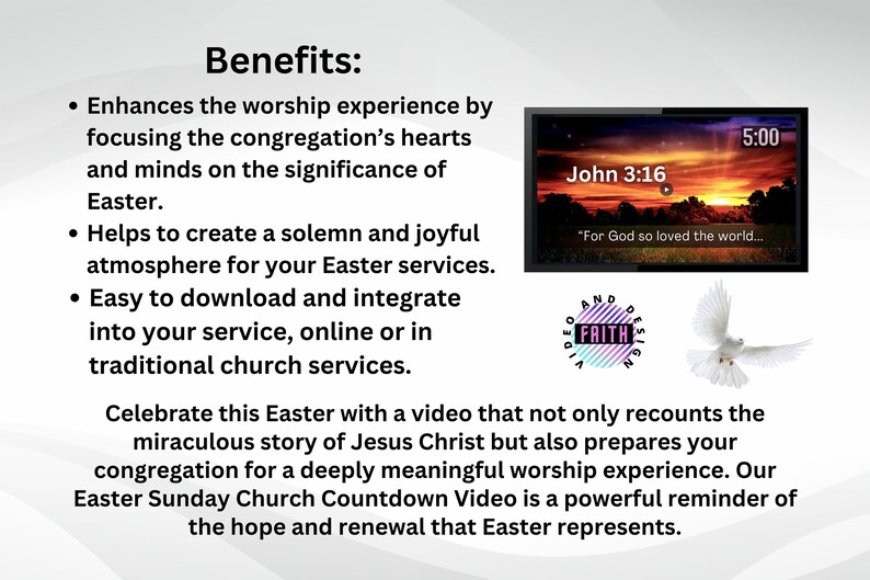 Easter Sunday Church Video Countdown | 5 Minute Worship Preparation ...