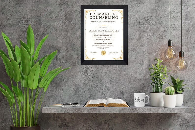 Kjv Christian Premarital Counseling Workbook Marriage Prep Digital