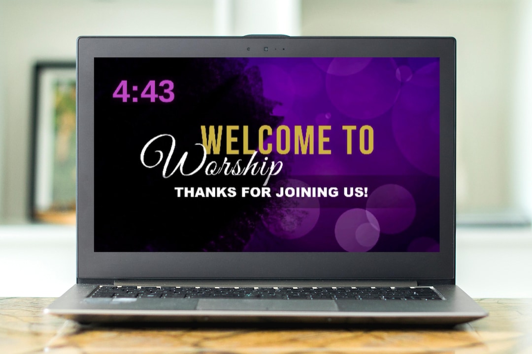 Welcome to Worship Countdown Timer for Livestreams Facebook Live Zoom ...