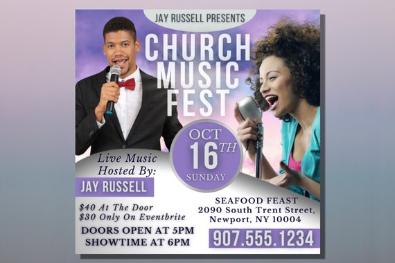 Christian Concert Flyer