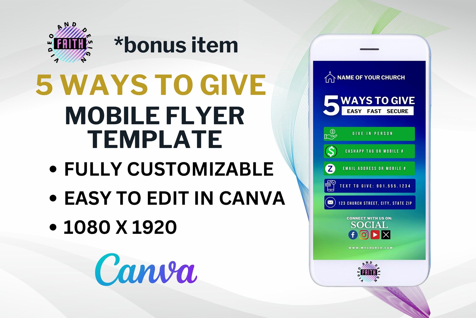 Church Offering Motion Graphic: 5 Ways to Give (digital Download) - Etsy