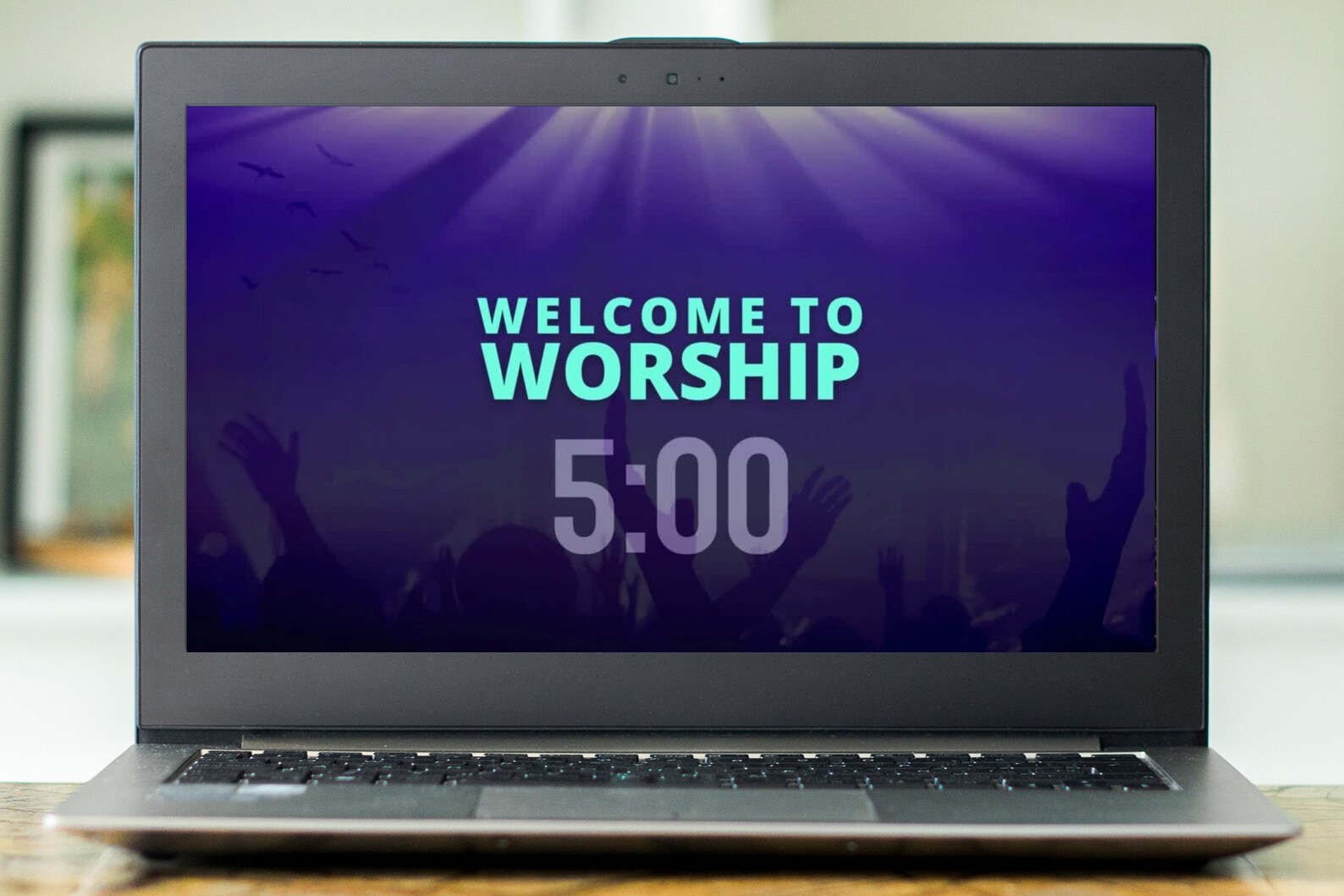 Welcome to Worship Countdown Clock for Church Online Timer | Etsy