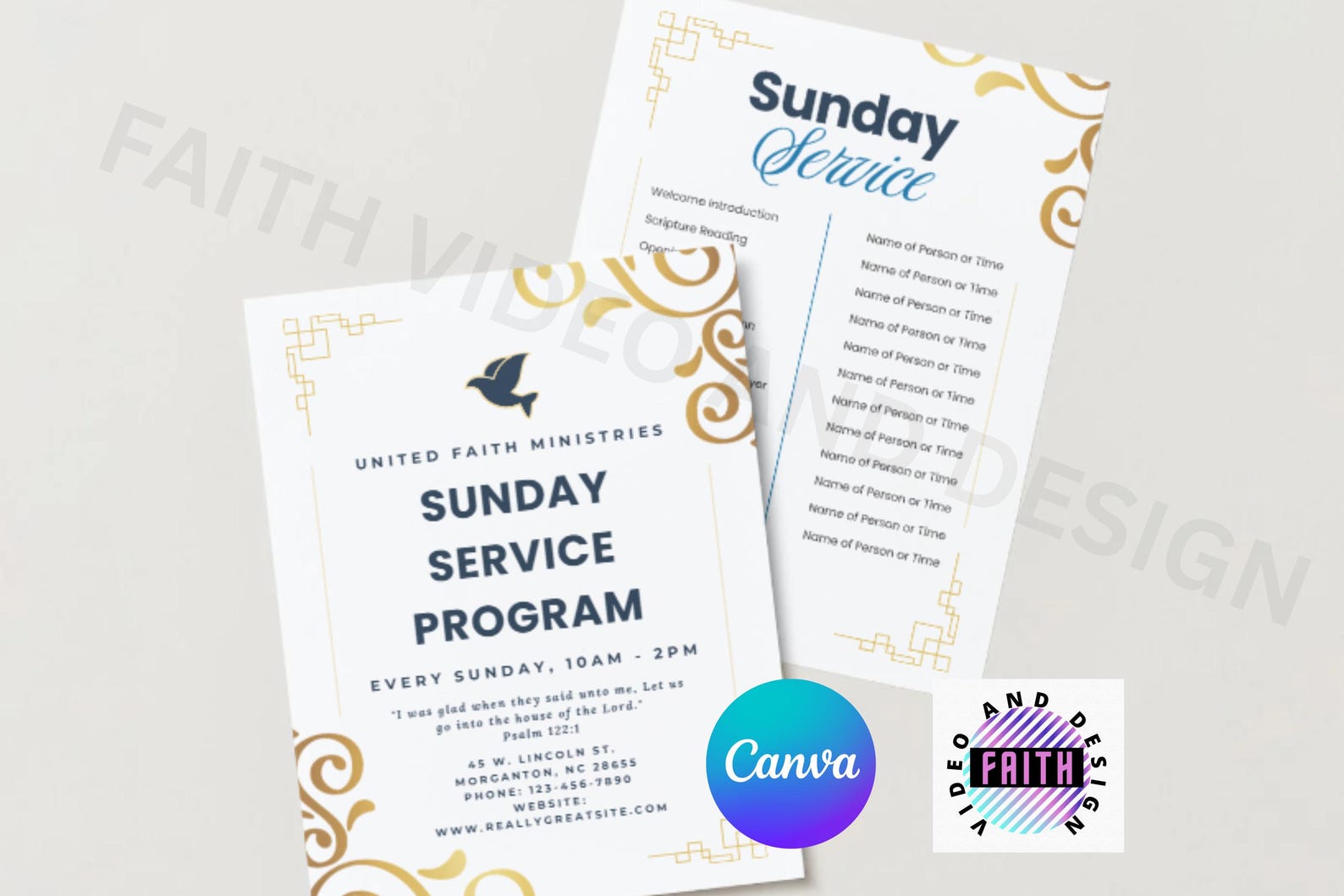 Sunday Service Starter Kit – Program, Welcome Slides & Countdown Video ...
