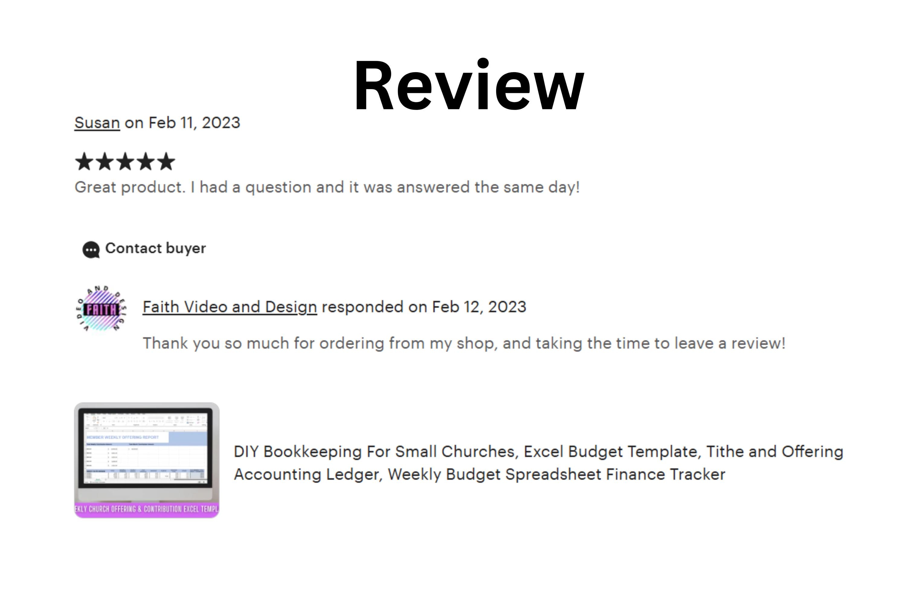 Church Offering Tracker: Weekly Contribution Excel Template (digital ...