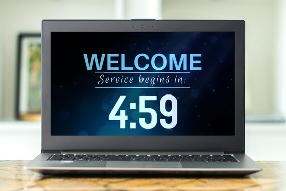 Countdown Clock Welcome Online Timer for Livestreams Facebook - Etsy