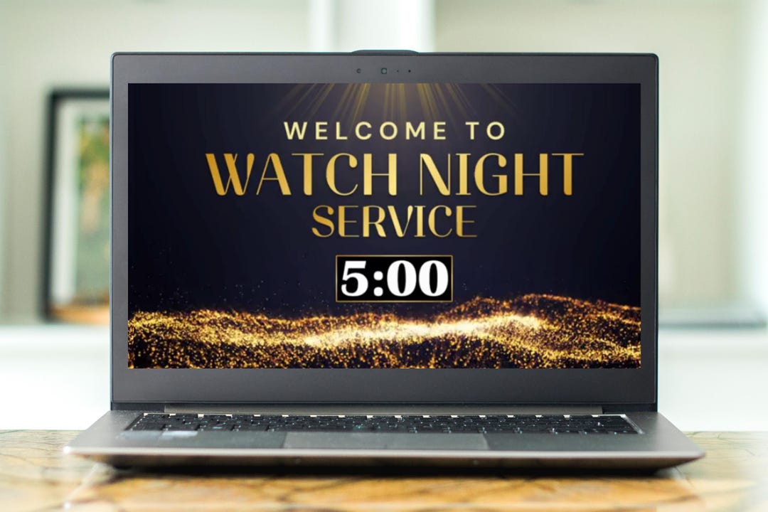 Watch Night Countdown Video 5 Minutes | New Year’s Eve Church Countdown ...