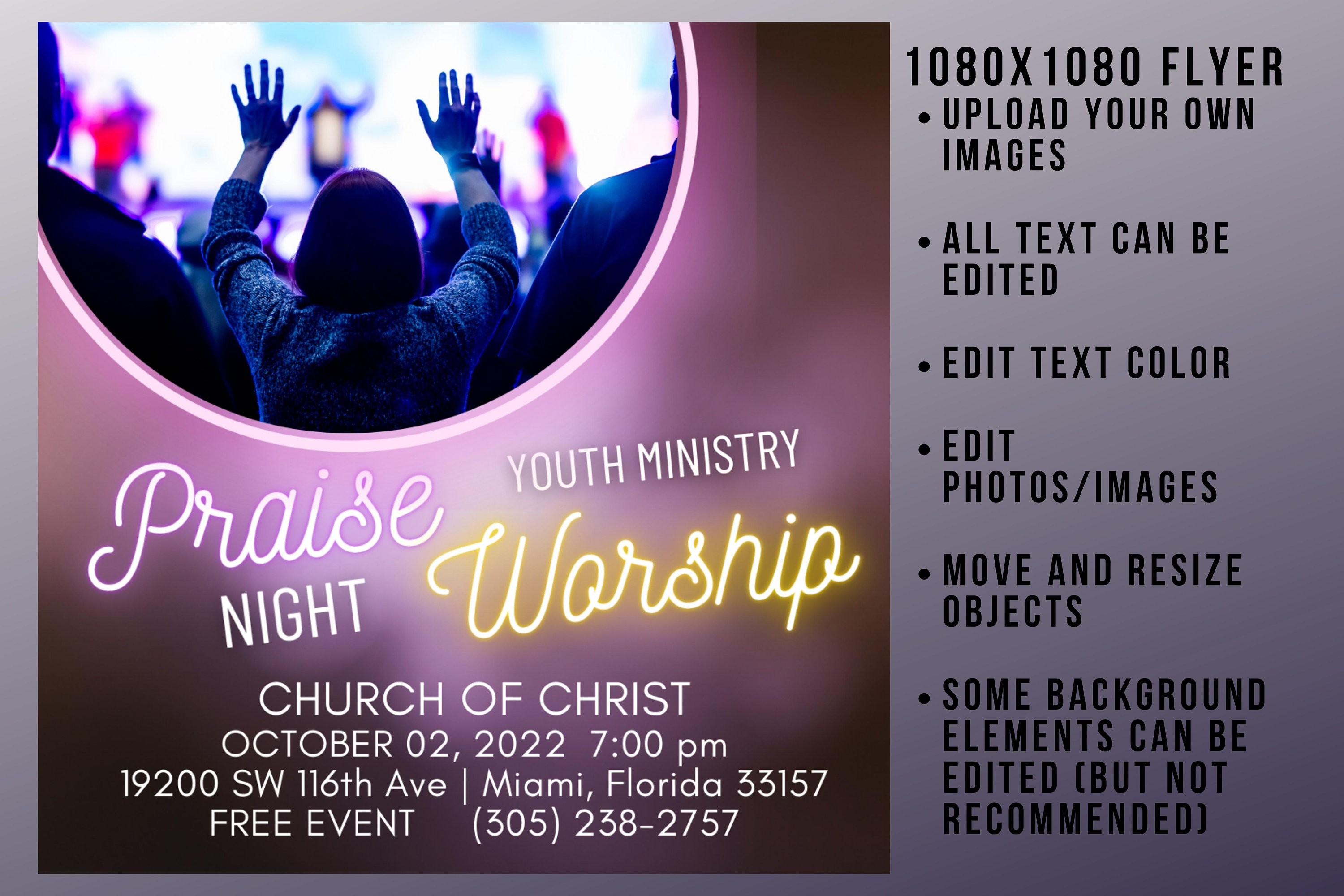 Christian Flyers Design Background