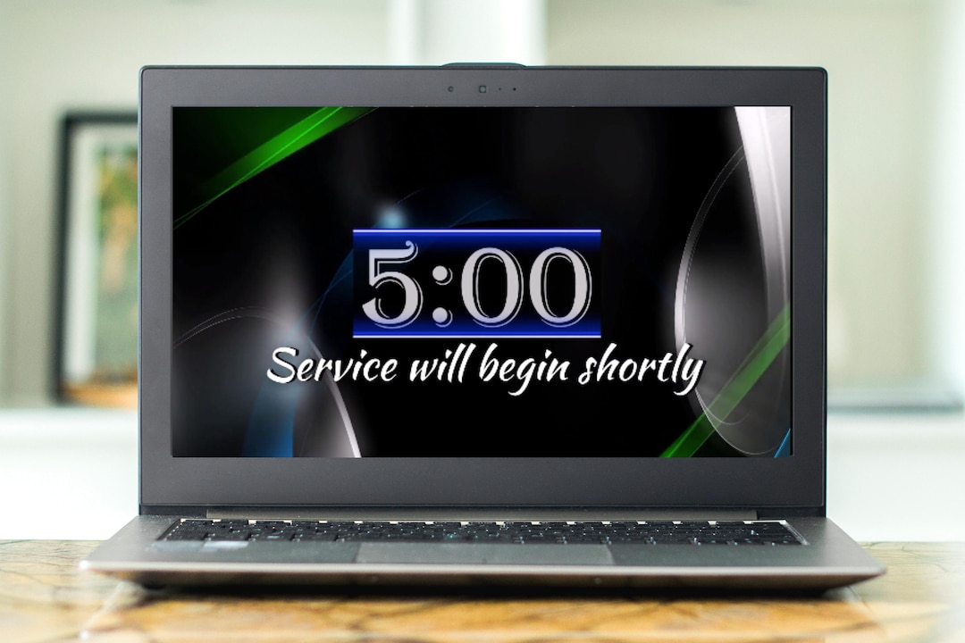 Church Intro Countdown Timer for Livestreams, Facebook Live, Zoom ...