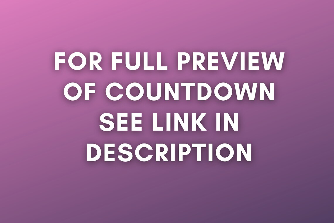 Worship Countdown Timer: Church Service Video Intro (digital Download ...