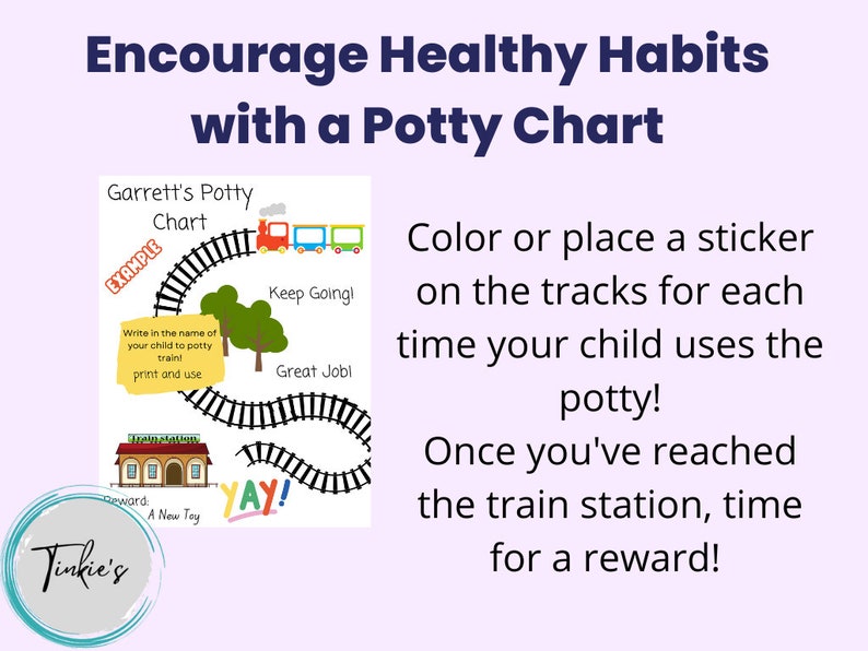 Reward Potty Train Chart - Potty Chart Train Theme for Potty Training ...