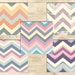 Chevron Pastel Patterns, Digital Papers, Printable Papers, Scrapbook ...